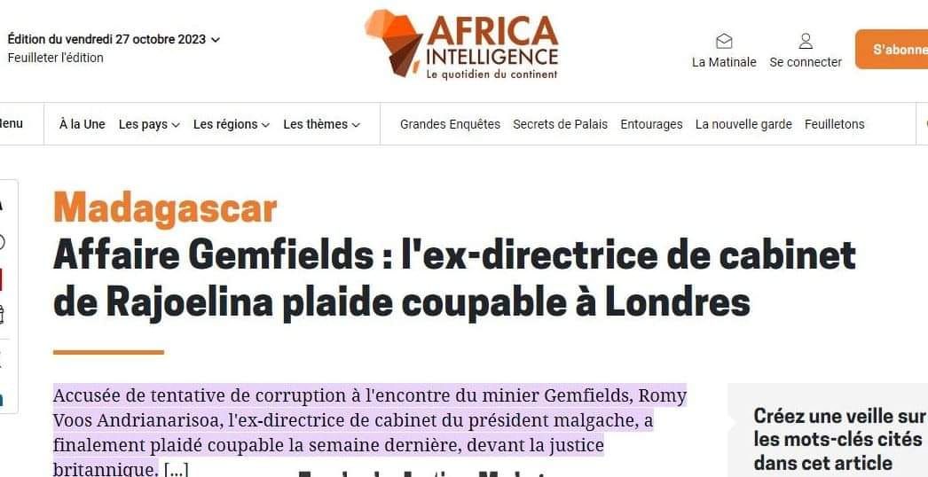 Romy Andrianarisoa se reconnaît coupable